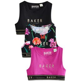 Baker By Ted Baker Top M&auml;dchen Gr&ouml;&szlig;e 140 pitaya / schwarz