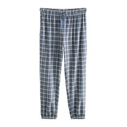 next Pyjamahose 'Motion Flex' Herren Gr&ouml;&szlig;e M taubenblau / hellgrau / schwarz