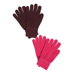 CeLaVi Handschuhe Jungen Gr&ouml;&szlig;e S/M hellpink / bordeaux