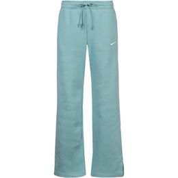 Nike W NSW PHNX FLC HR PANT WIDE 2 Sweathose Damen - Gr&ouml;&szlig;e S - gr&uuml;n