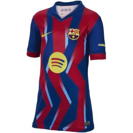 Nike FC Barcelona Funktionsshirt Kinder - Gr&ouml;&szlig;e 158/164 - blau