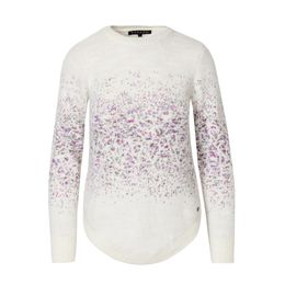 Koroshi Pullover Damen Gr&ouml;&szlig;e S lila / offwhite