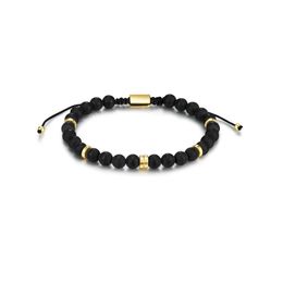Männerglanz Armband Herren Größe One Size gold / schwarz