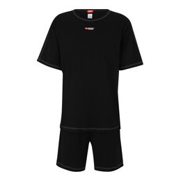 Diesel Pyjama 'Adam-D-Core' Herren Gr&ouml;&szlig;e XXL rot / schwarz / wei&szlig;