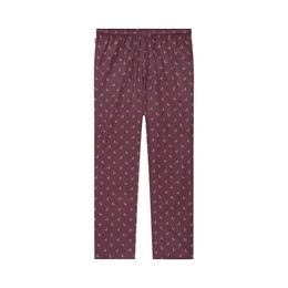 Pockies Pyjamahose 'Cherry' Herren Gr&ouml;&szlig;e M gr&uuml;n / weinrot / cranberry