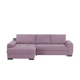 bobb Ecksofa Soumia lila/violett Ma&szlig;e (cm): B: 283 H: 91 T: 181.0 &raquo; M&ouml;bel Kraft