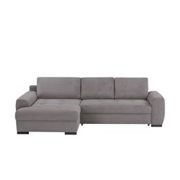 bobb Ecksofa Soumia grau Ma&szlig;e (cm): B: 283 H: 91 T: 181.0 Sofas > Sofas nach Material > Stoffsofas &raquo; Sofa DE