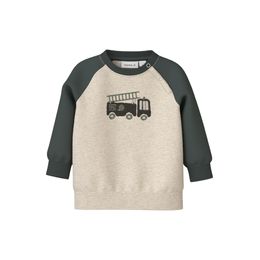 name it Sweatshirt 'NBMTHORSTEIN' Gr&ouml;&szlig;e 86 grau / graumeliert
