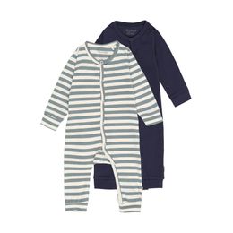 Minymo Romper/Bodysuit boy size 68 Navy / Royal blue / White