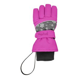 Playshoes Handschuhe Jungen Gr&ouml;&szlig;e S grau / fuchsia / schwarz / wei&szlig;