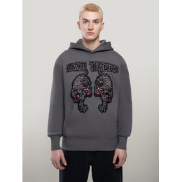 Mad Tigers Sweatshirt 'Black Tigers' Herren Gr&ouml;&szlig;e M grau