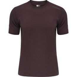 Hummel Sportshirt 'MACE' Herren Gr&ouml;&szlig;e XXL dunkelgrau / weinrot