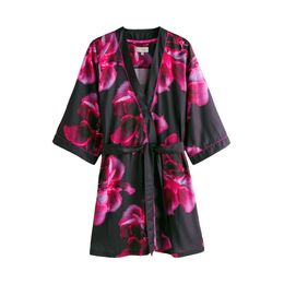 B By Ted Baker Morgenmantel Damen Gr&ouml;&szlig;e M beere / pink / schwarz