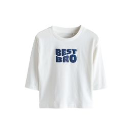 next Shirt Jungen Gr&ouml;&szlig;e 116 navy / wei&szlig;