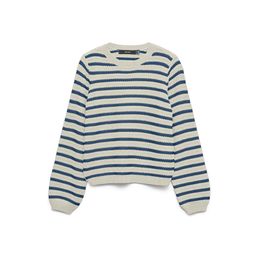 V&eacute;ro Moda Vero Moda Pullover 'VMGORGEOUS' Damen Gr&ouml;&szlig;e L elfenbein / navy