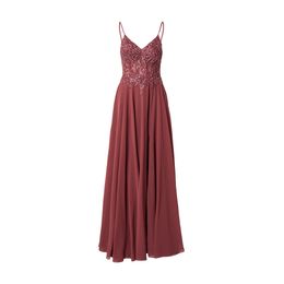 LUXUAR Abendkleid Damen Gr&ouml;&szlig;e 42 karminrot Winterkleid