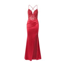 LUXUAR Kleid Damen Gr&ouml;&szlig;e 42 rot Winterkleid