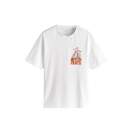 next T-Shirt Herren Gr&ouml;&szlig;e XL grau / orange / wei&szlig;