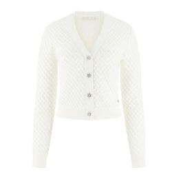 Guess Strickjacke 'LYLAH' Damen Gr&ouml;&szlig;e XXL creme