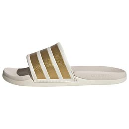 adidas Sportswear Pantolette 'Adilette Comfort 2.0' Damen Größe 42 gold / weiß