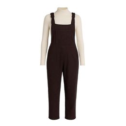 LYN MAMA Umstand Latzhose Damen Gr&ouml;&szlig;e M creme / dunkelbraun