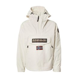 Napapijri Jacke 'RAINFOREST NEXT' Herren Gr&ouml;&szlig;e L ecru / orange / dunkelrot / schwarz