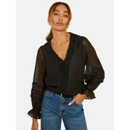 Love & Roses Bluse Damen Gr&ouml;&szlig;e S schwarz