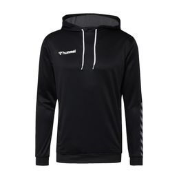 Hummel Sportsweatshirt 'Poly' Herren Gr&ouml;&szlig;e S grau / schwarz / wei&szlig;