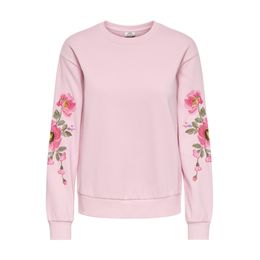 Jacqueline de Yong JDY Sweatshirt 'JDYPARIS' Damen Gr&ouml;&szlig;e XL gelb / oliv / rosa / hellpink