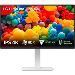 LG LED-Monitor »27US550-W« 68 cm/27 ′′ 3840 x 2160 px 5 Reaktionszeit 60 Hz weiß Anschlüsse: 2x HDMI, DisplayPort
