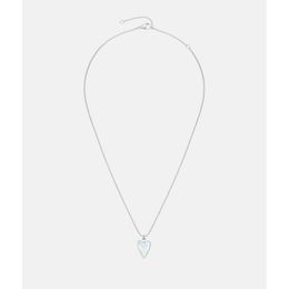Liebeskind Berlin Kette mit Anhänger »Schmuck Geschenk Edelstahl Halskette Glass Heart« edelstahlfarben-transparent Modische Halskette mit Glasherz