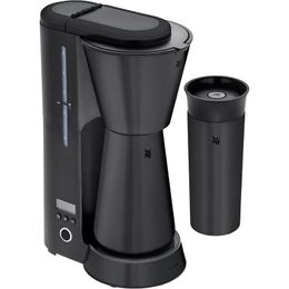 WMF Filterkaffeemaschine »KÜCHENminis , Aroma Thermo to go Deep Black« 0, 63 l Kaffeekanne Papierfilter 1x2 Abschaltautom., Cromargan, inkl....