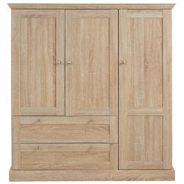 OTTO HOME Drehtürenschrank »Binz, Wäscheschrank, Mehrzweckschrank, skandinavischer Landhausstil« B/H/T ca. 122/130/35 cm, viele...