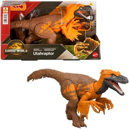 Mattel Actionfigur »Jurassic World, Rebirth, Wild Roar, Utahraptor« bunt