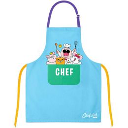 CHEFCLUB Kochsch&uuml;rze &raquo;Kochsch&uuml;rze f&uuml;r Kinder&laquo; blau Obermaterial: 100% Baumwolle 0