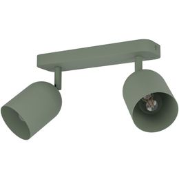 Eglo Deckenspot »TILSTON Spotlampe - Stahl - E14 - 2X40W - IP20« E14 1 Stk. grün