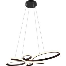 Trio LEUCHTEN LED Pendelleuchte &raquo;FLY, H&auml;ngelampe LED 32W 3900 Lumen warmwei&szlig; 3000K 3-Stufen dimmbar&laquo; LED-Board 1 Stk. Warmwei&szlig; h&ouml;henverstellbar:...