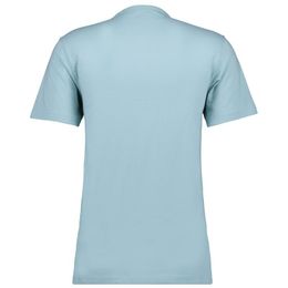 Ragman Henleyshirt Minze-320 S S Serafino-Kragen