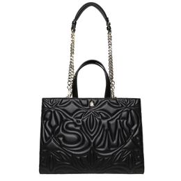 Steve Madden Henkeltasche »Taschen Lederimitat« Schwarz/Gold