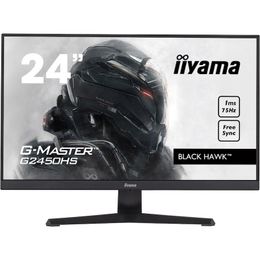 iiyama LED-Monitor &raquo;G2450HS-B1&laquo; 60, 5 cm/24 &prime;&prime; 1920 x 1080 px Full HD 1 Reaktionszeit 75 Hz schwarz neigbar, VESA Wandhalterung, Kensington-Lock