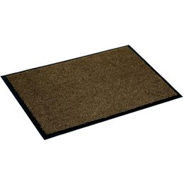 Astra Fu&szlig;matte &raquo;Proper Tex 618&laquo; rechteckig 9 mm H&ouml;he Schmutzfangmatte, auch als L&auml;ufer, waschbar, In -und Outdoor geeignet braun Obermaterial: 100%...
