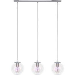 Eglo Hängeleuchte »ARISCANI 2 Pendellampe - Stahl - E27 - 3X60W - IP20« E27 1 Stk. chrom
