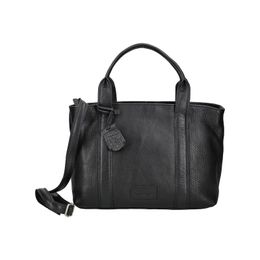 Burkely Henkeltasche »Taschen Glattleder« Schwarz