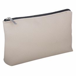 ERBE® ERBE Kosmetiktasche »Kosmetiktasche, Leder« Beige B/H/T: 21,5 cm x 13,5 cm x 5,5 cm Aus hochwertigem Rindleder