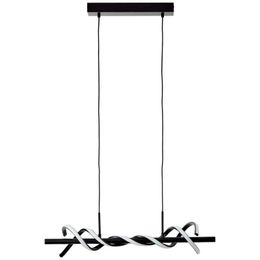 Brilliant LED Pendelleuchte &raquo;Amalie&laquo; Warmwei&szlig; H&ouml;he 150 cm, Breite 76 cm, 2100lm, k&uuml;rzbar, Metall/Kunststoff, schwarz schwarz