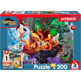 Schmidt Spiele Puzzle »Eldrador, Fiese Kreaturen« inkl. Schleich-Figur; Made in Europe bunt