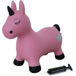 Jamara Hüpftier »Einhorn, pink« inkl. Luftpumpe pink