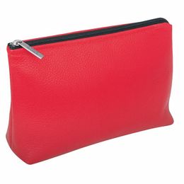 ERBE® ERBE Kosmetiktasche »Kosmetiktasche, Leder« Rot B/H/T: 21,5 cm x 13,5 cm x 5,5 cm Aus hochwertigem Rindleder