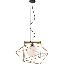 ECO-Light Pendelleuchte »ABRAXAS« E27 1 Stk. goldfarben
