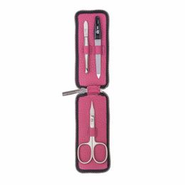 ERBE® ERBE Maniküre-Etui »Maniküre Set Reißverschluss-Etui LONGO« pink Frische Alternative: Bietet eine moderne Abwechslung zu herkömmlichen Taschenetuis